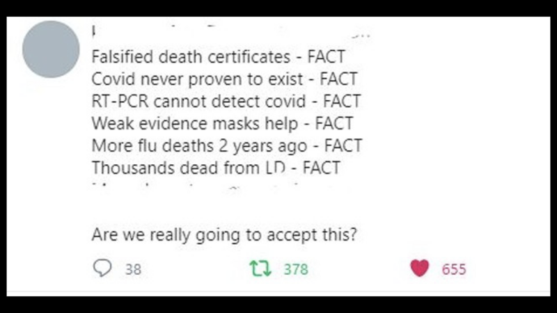 Factcheck: Has COVID-19 never been proven to exist? - Infotagion